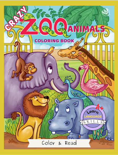 Crazy Zoo Animals Coloring Book – Wrdplay